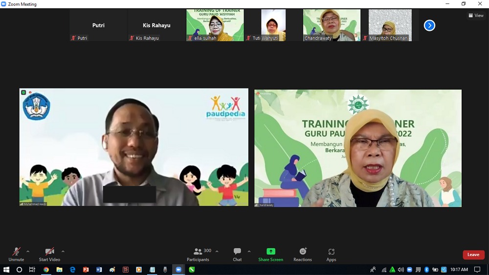 ToT Guru Paud ‘Aisyiyah, Upaya Meningkatkan Kualitas Pendidikan Dini ...